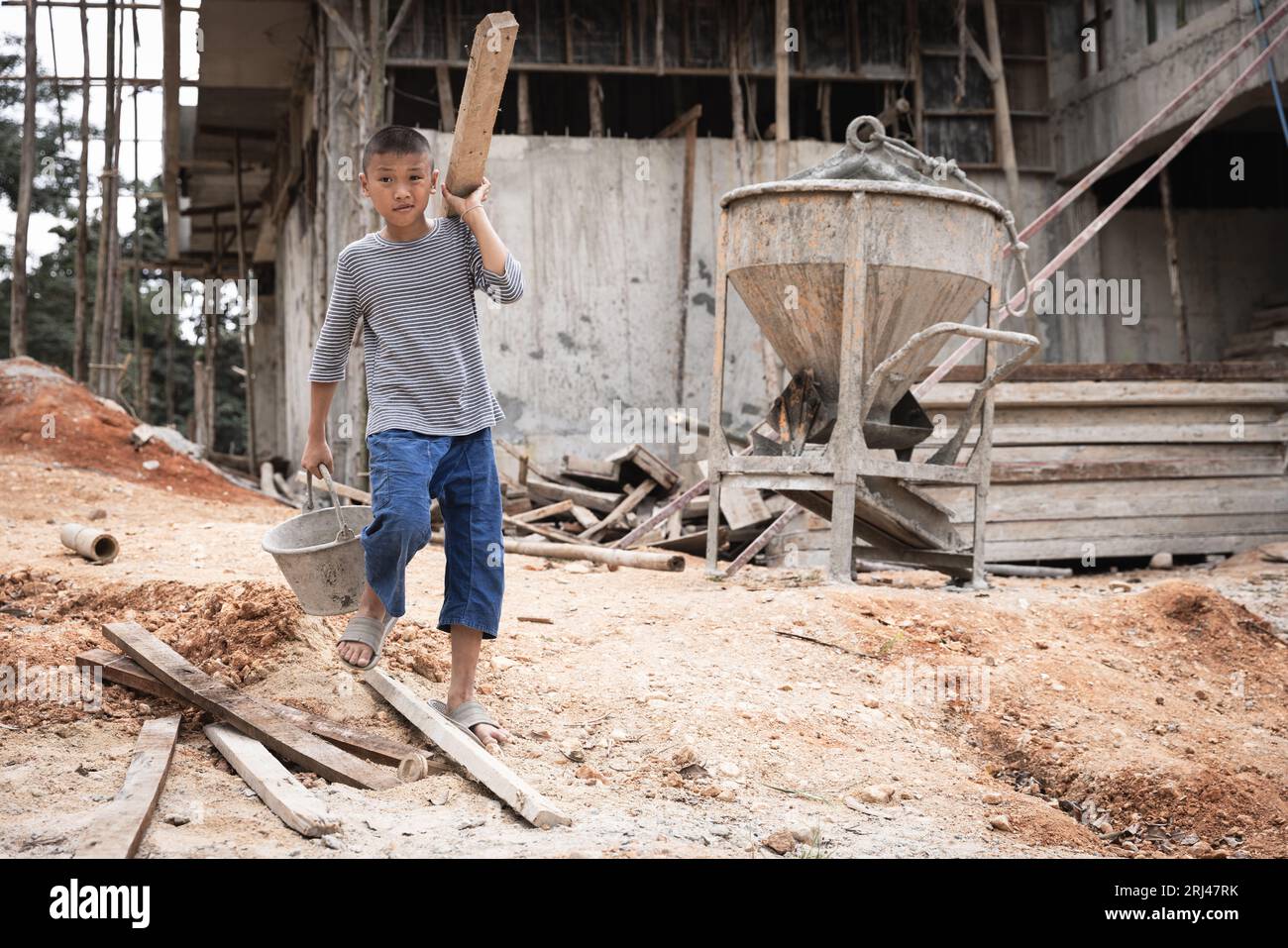 Poor Children Working