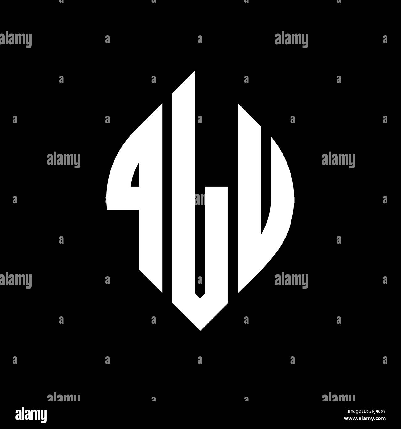 Qlu logo design hi-res stock photography and images - Alamy