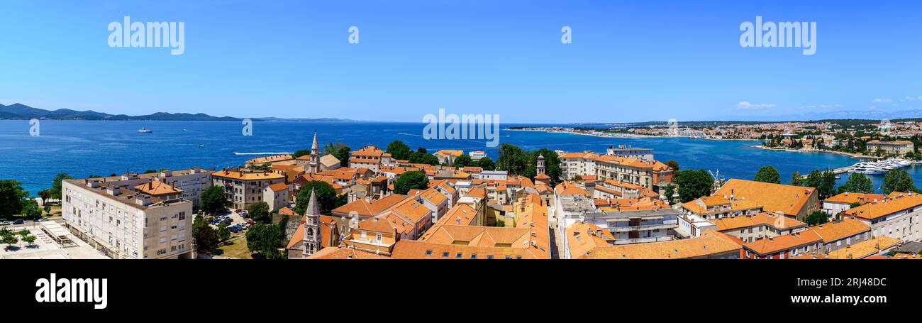 Old town of Zadar panoramic view, Dalmatia, Croatia Stock Photo - Alamy