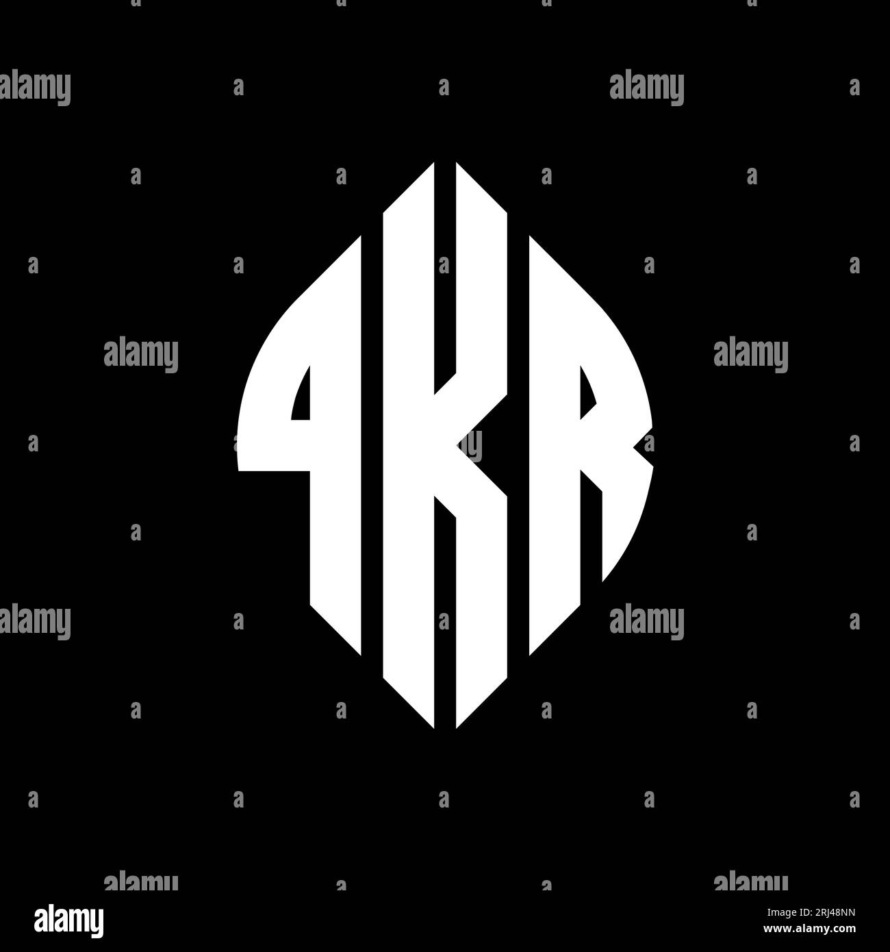 Qkr logo design hi-res stock photography and images - Alamy