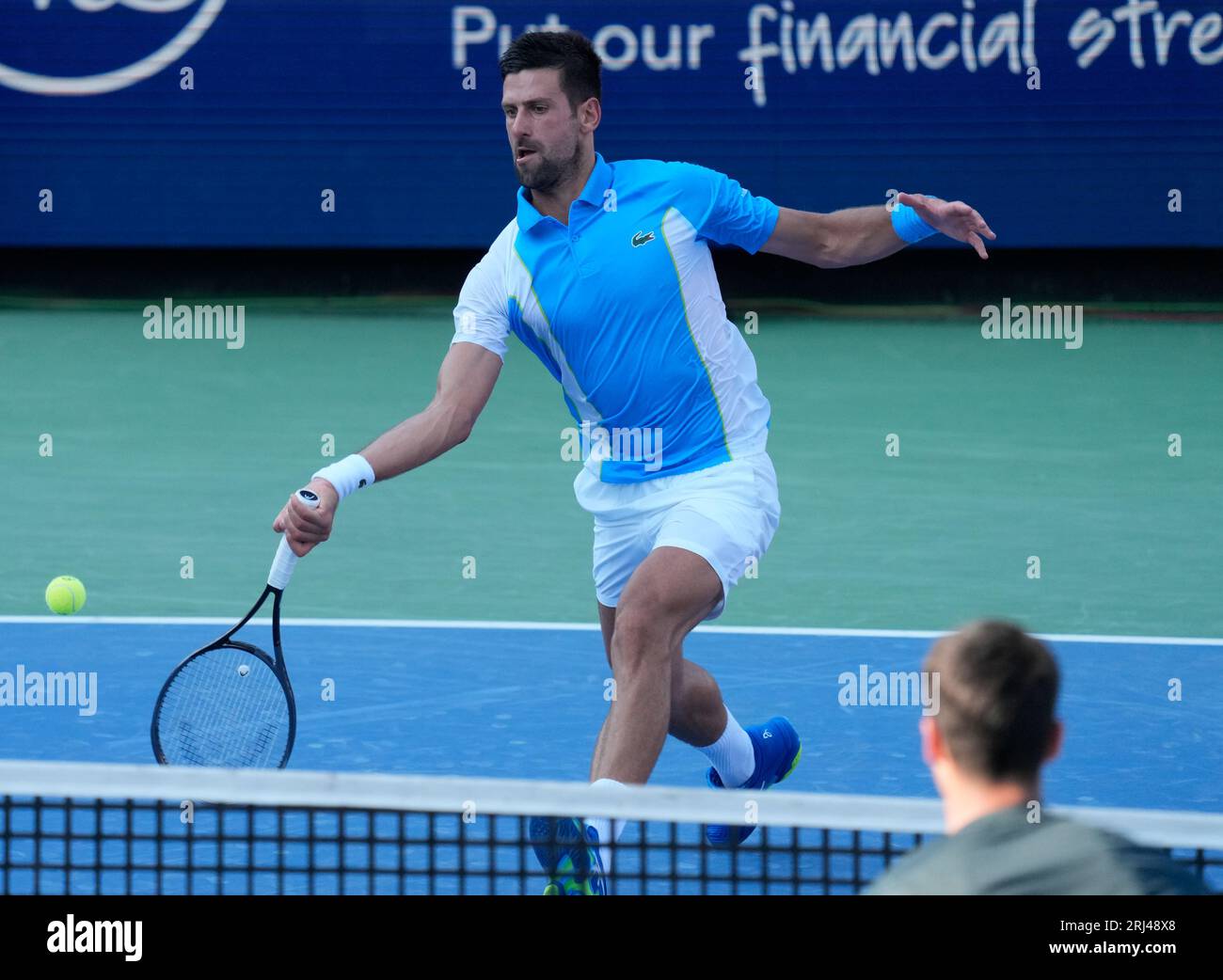 August 20, 2023: Novak Djokovic (SRB) defeated Carlos Alcaraz (ESP) 6-7 ...