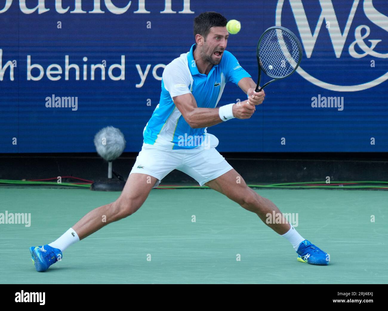 Alcaraz djokovic southern 2023 hi-res stock photography and images - Alamy