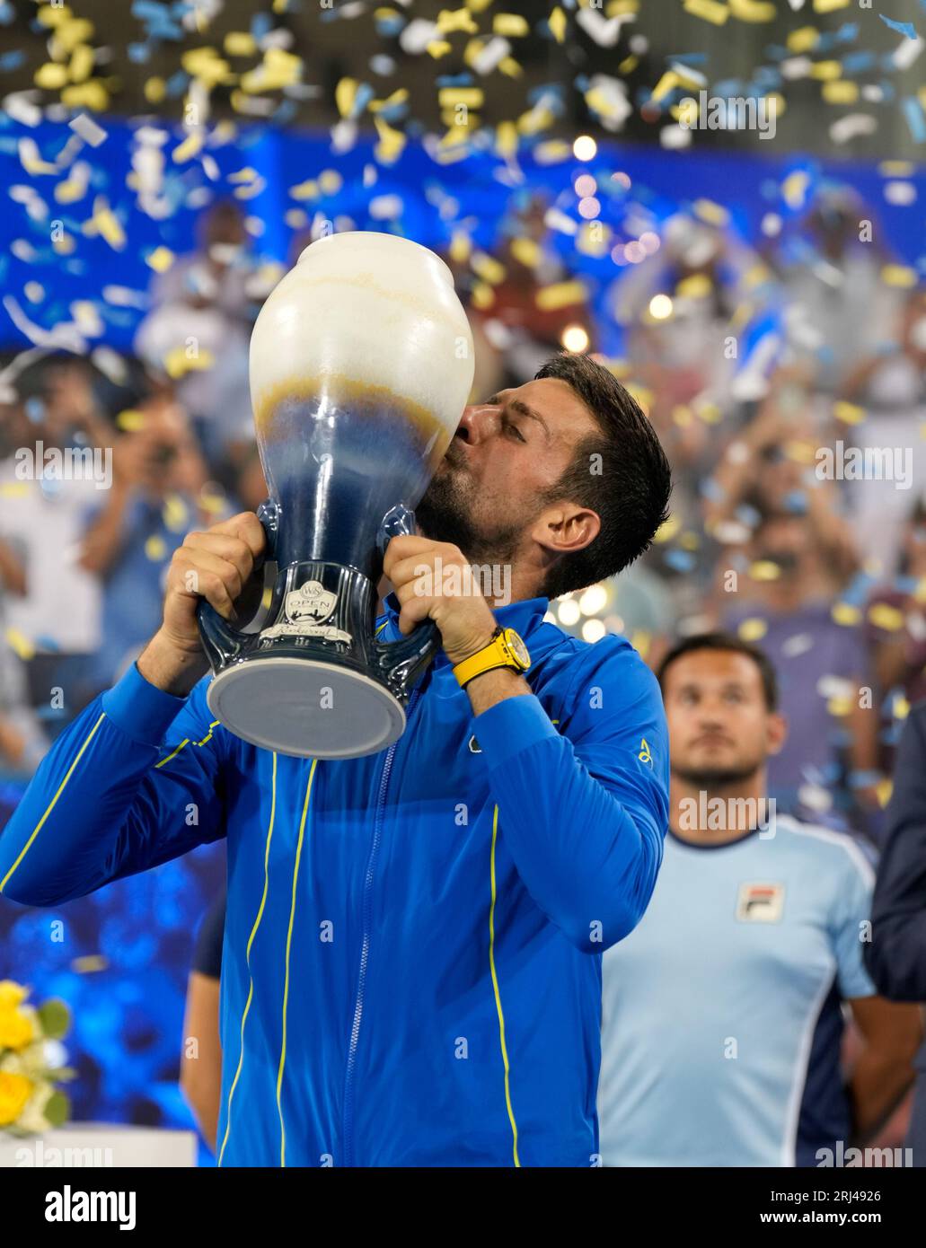 Alcaraz djokovic southern 2023 hi-res stock photography and images - Alamy