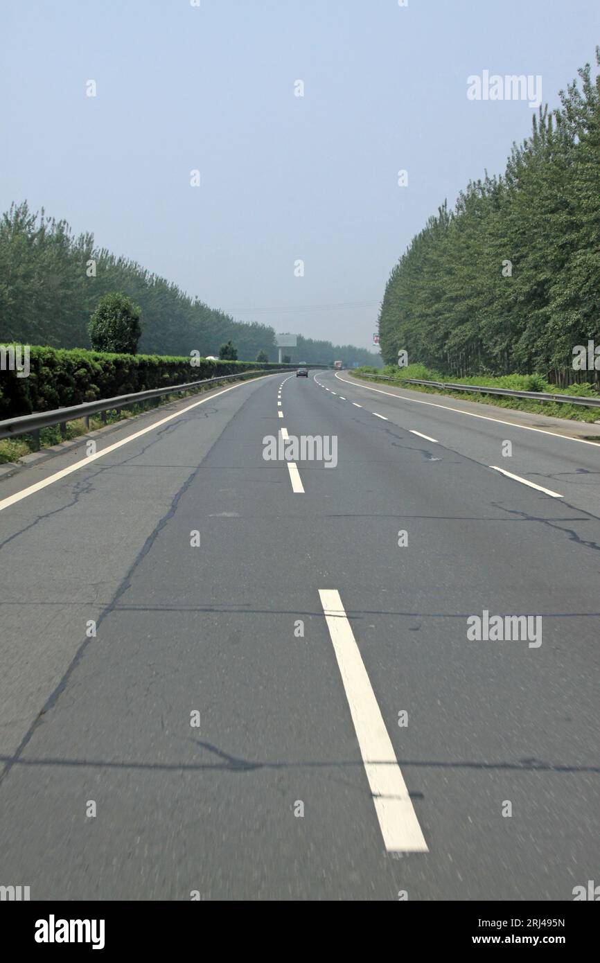 Beijing-Shenyang Expressway landscape, north china Stock Photo - Alamy