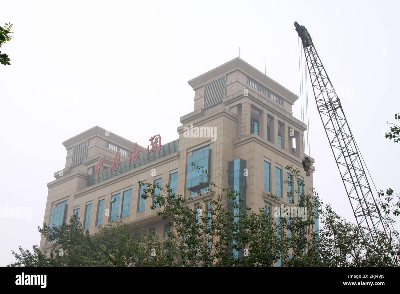 Beijing, July 6: Beijing CUSTOMS BUILDING building landscape on July 6 ...
