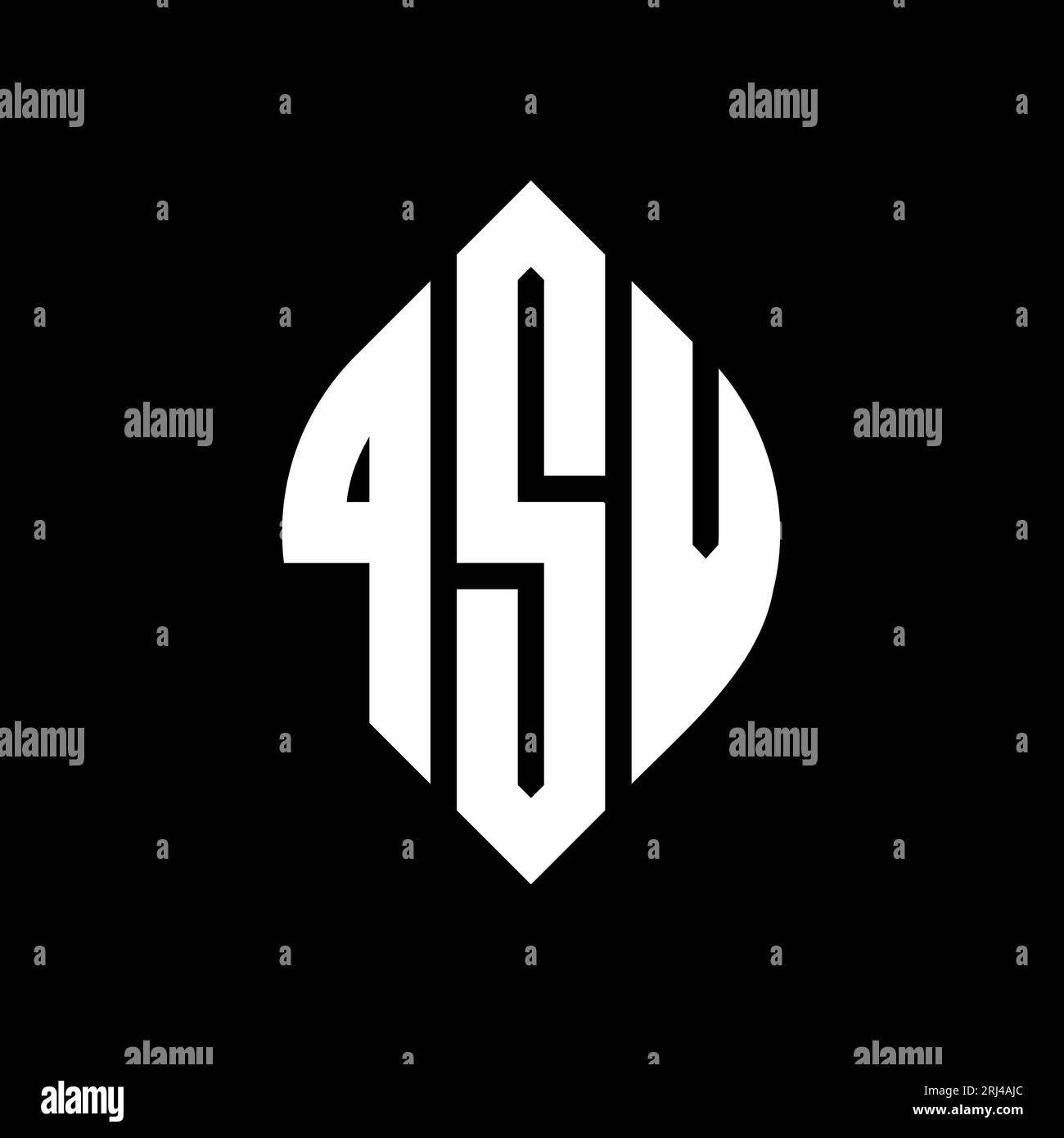 Qsv logo design hi-res stock photography and images - Alamy