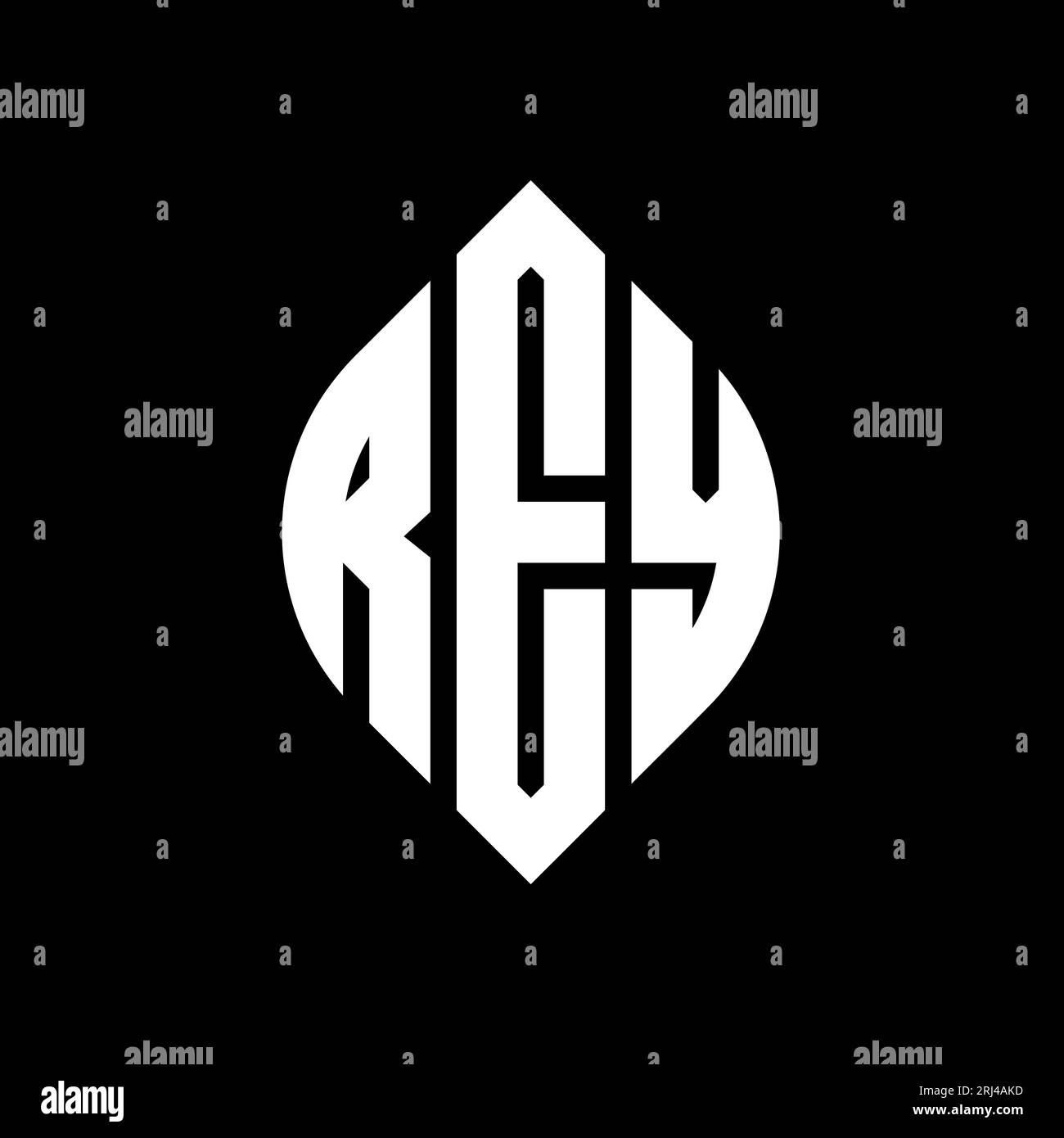 Rey logo design Black and White Stock Photos & Images - Alamy