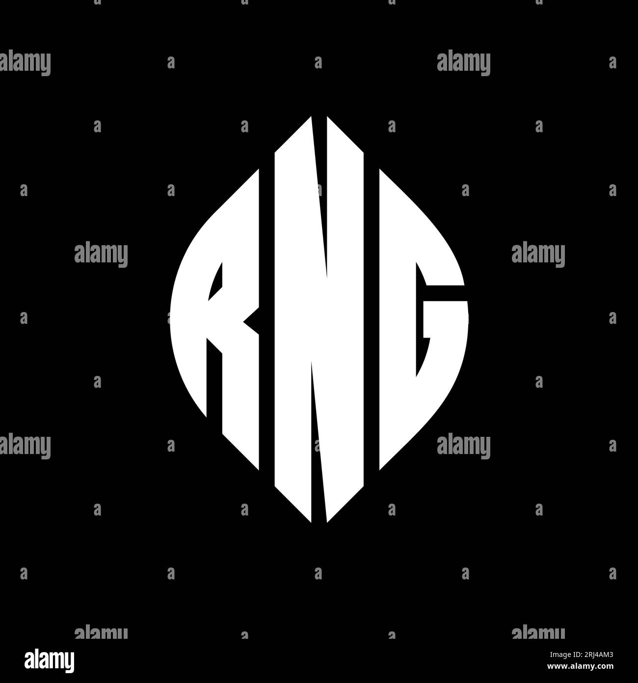 Rng logo design Stock Vector Images - Alamy