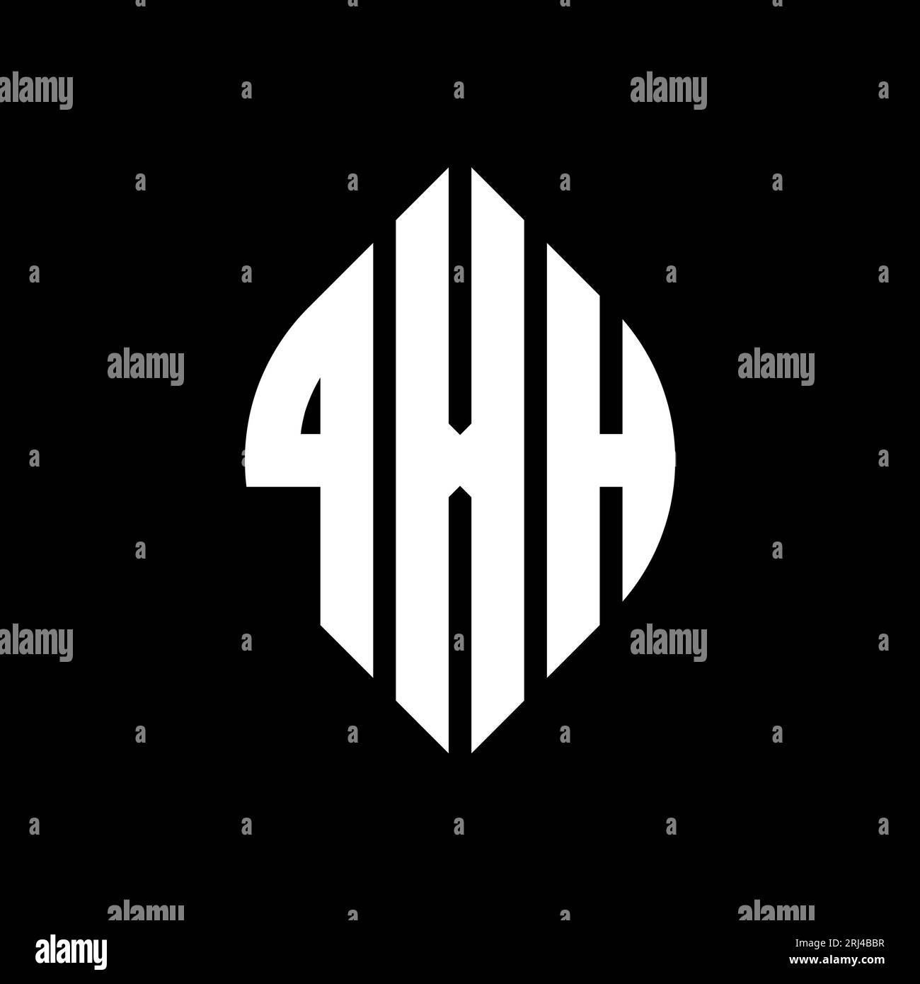 Qxh logo design hi-res stock photography and images - Alamy