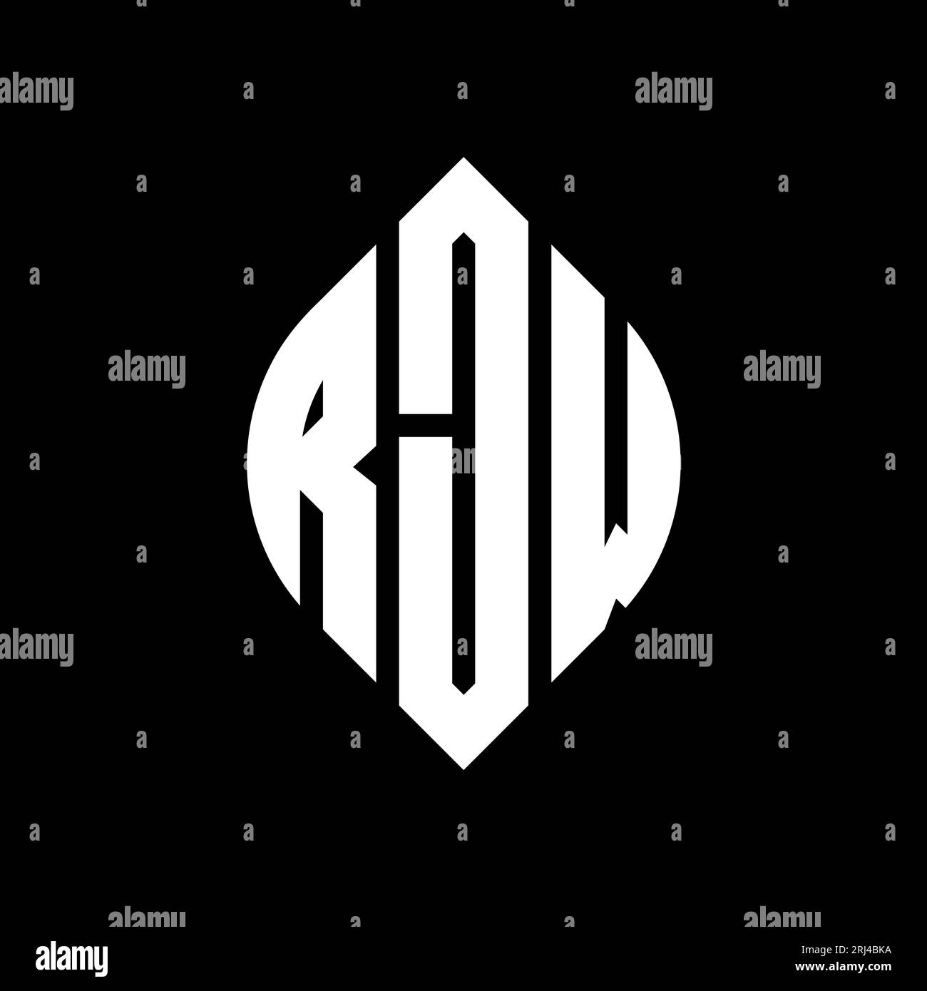 Rjw logo design hi-res stock photography and images - Alamy