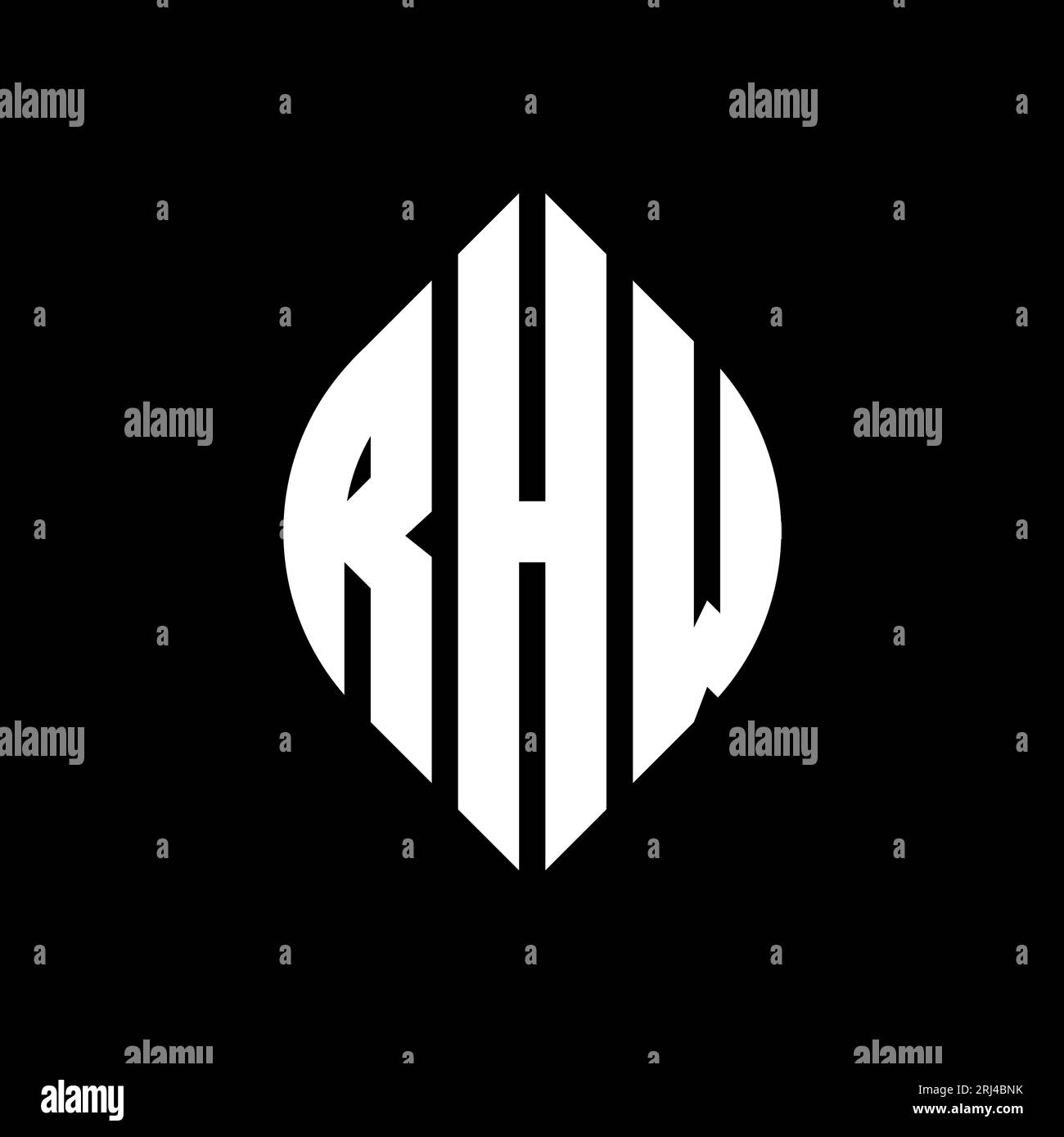 Rhw logo design hi-res stock photography and images - Alamy