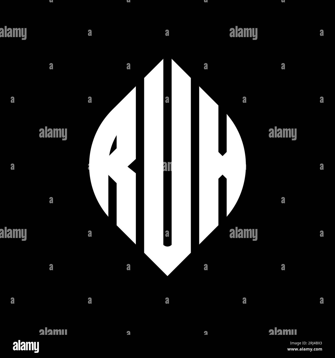 Rux logo design hi-res stock photography and images - Alamy