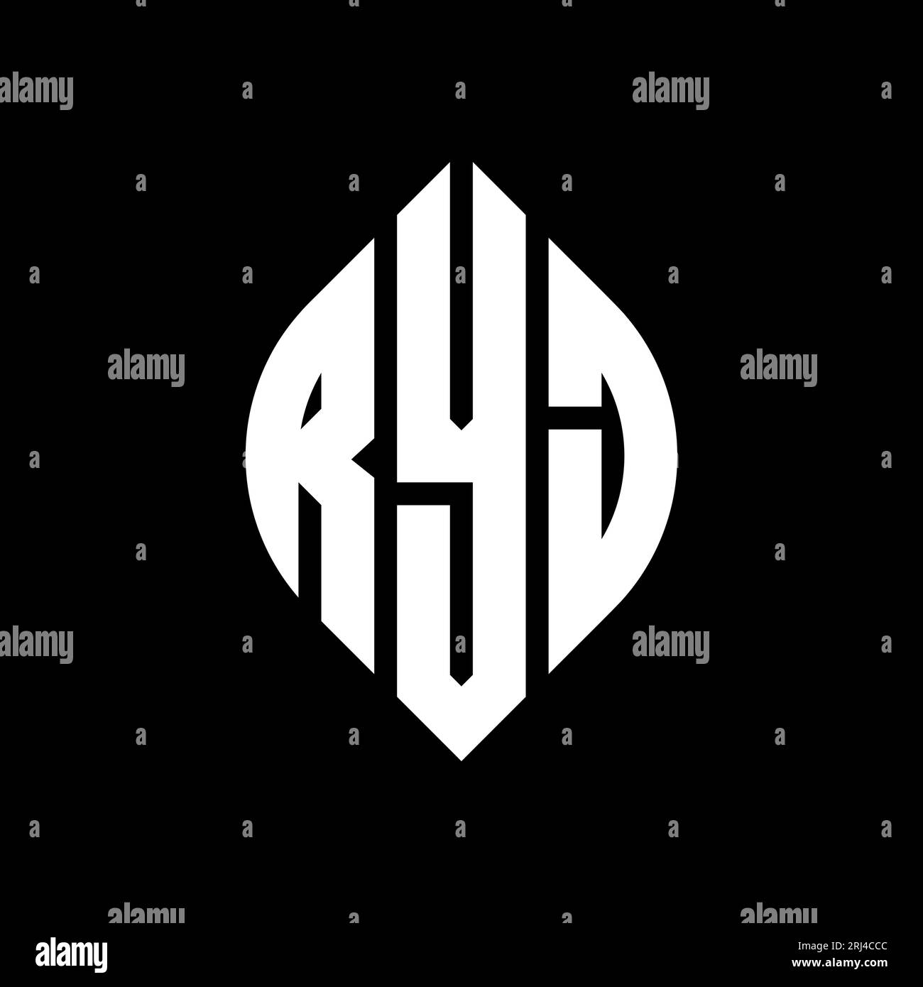 Ryj logo design hi-res stock photography and images - Alamy