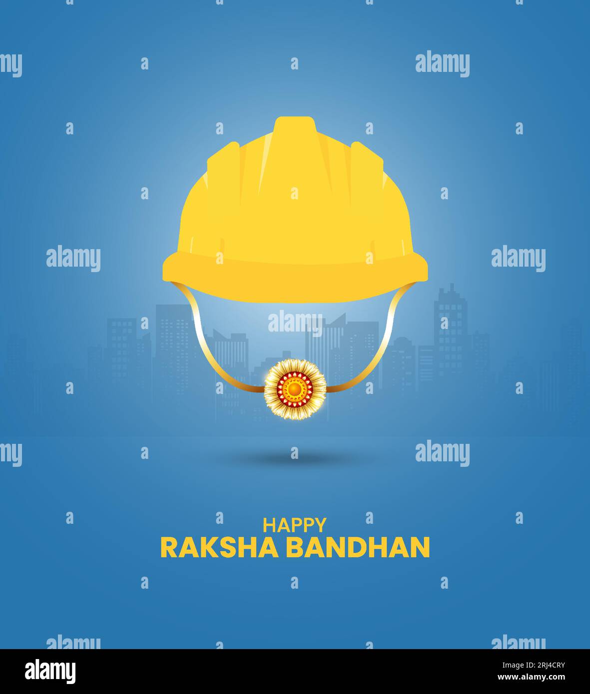 Indian Religious Festival Raksha Bandhan. 3D Illustration Stock Vector ...