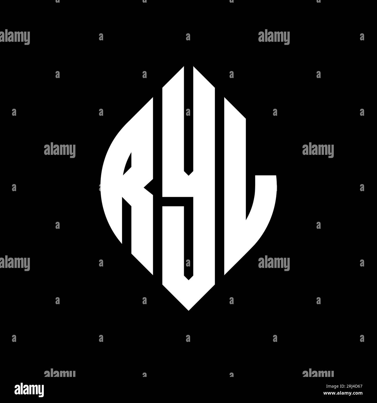 Ryl circle logo hi-res stock photography and images - Alamy