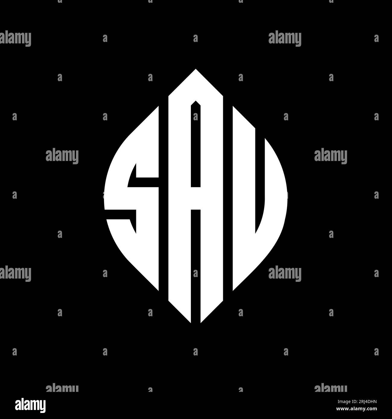 Sau logo design Black and White Stock Photos & Images - Alamy
