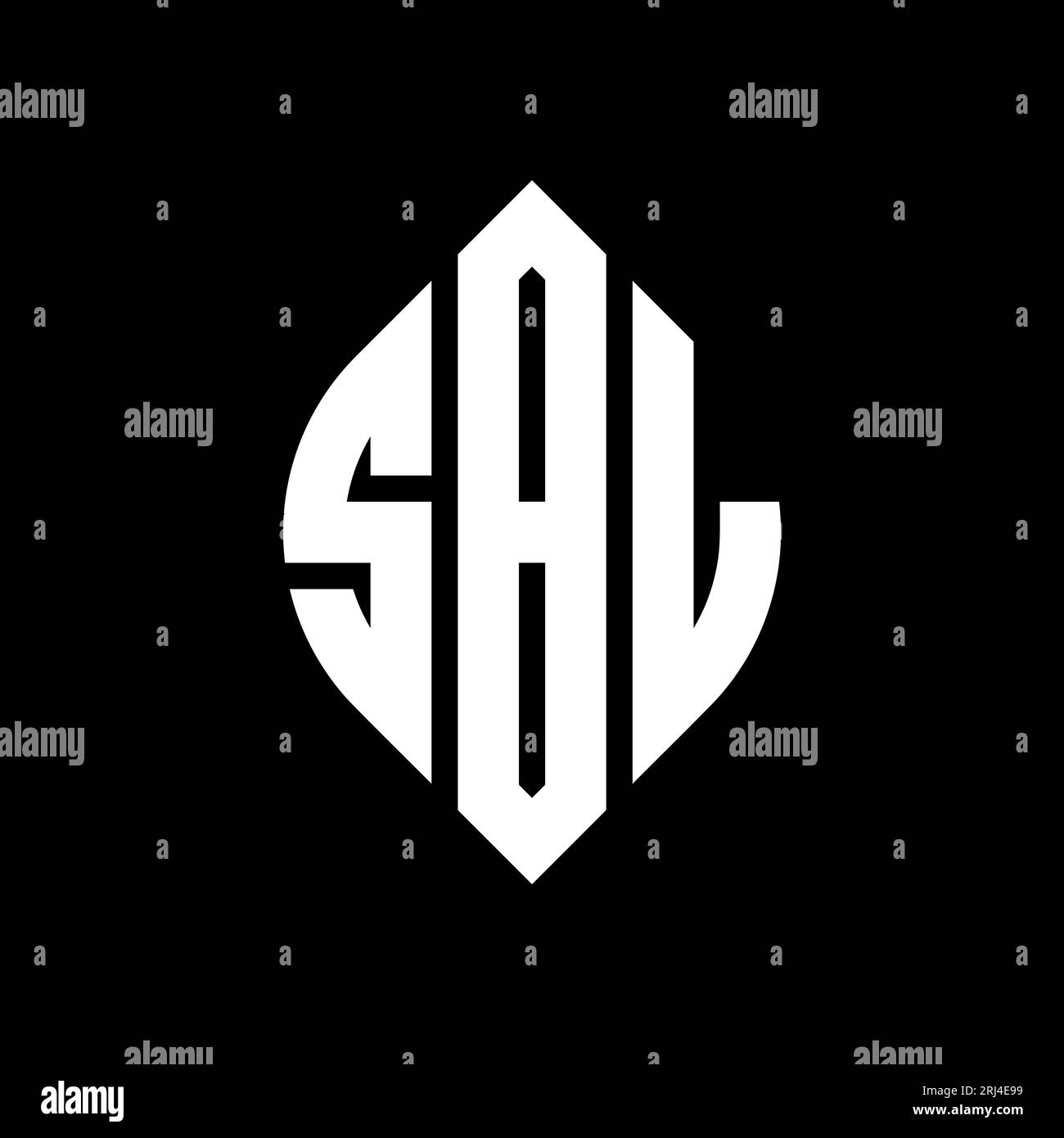 SBL circle letter logo design with circle and ellipse shape. SBL ...