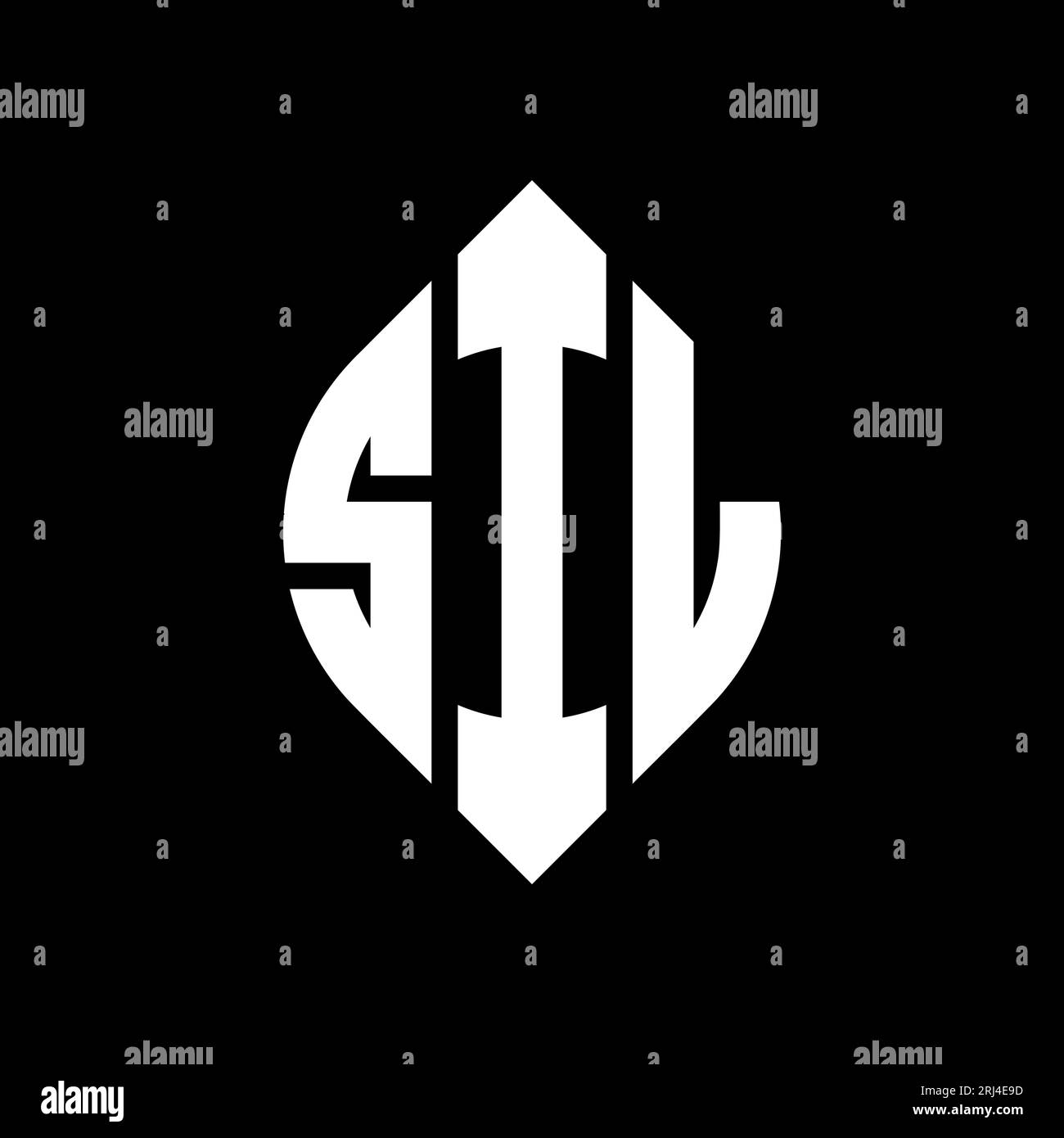 Initial sil Stock Vector Images - Alamy