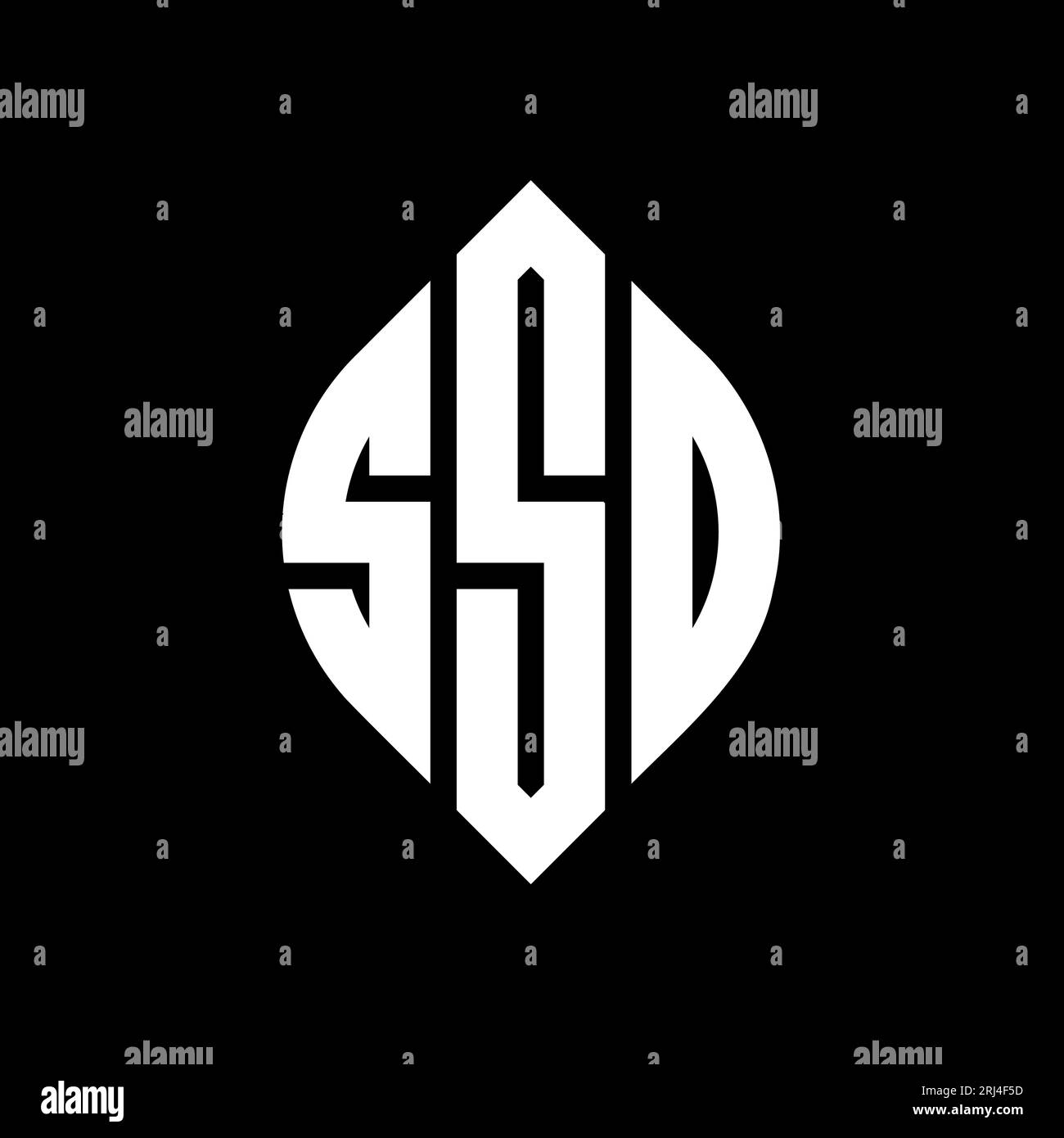 SSO circle letter logo design with circle and ellipse shape. SSO ...
