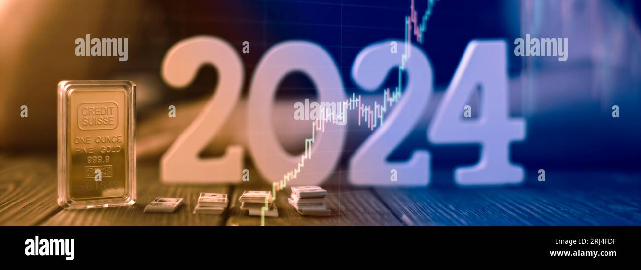 The idea of investing money in 2024, girl chooses gold as capital is ...