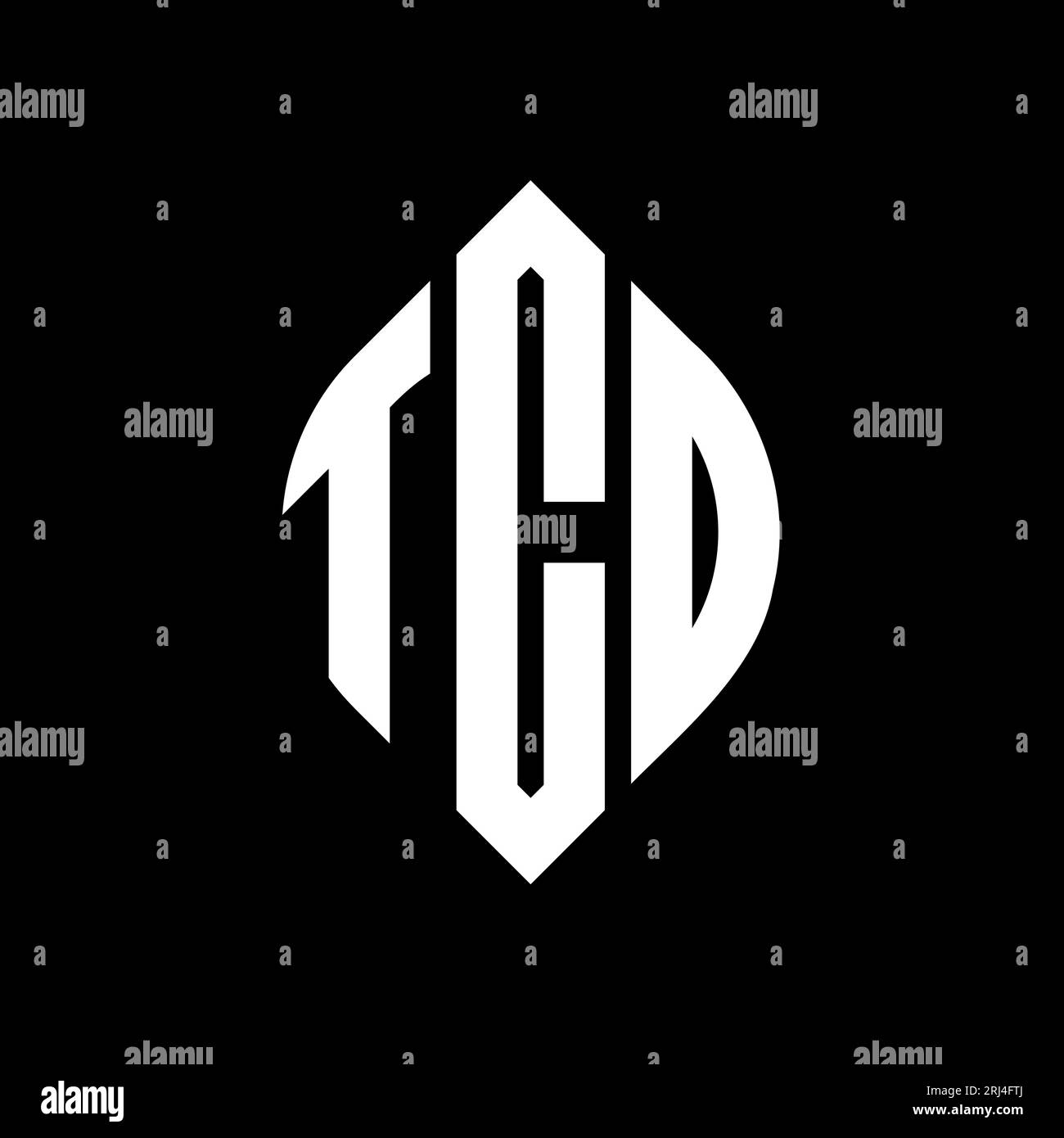 Tcd Circle Letter Logo Design With Circle And Ellipse Shape Tcd