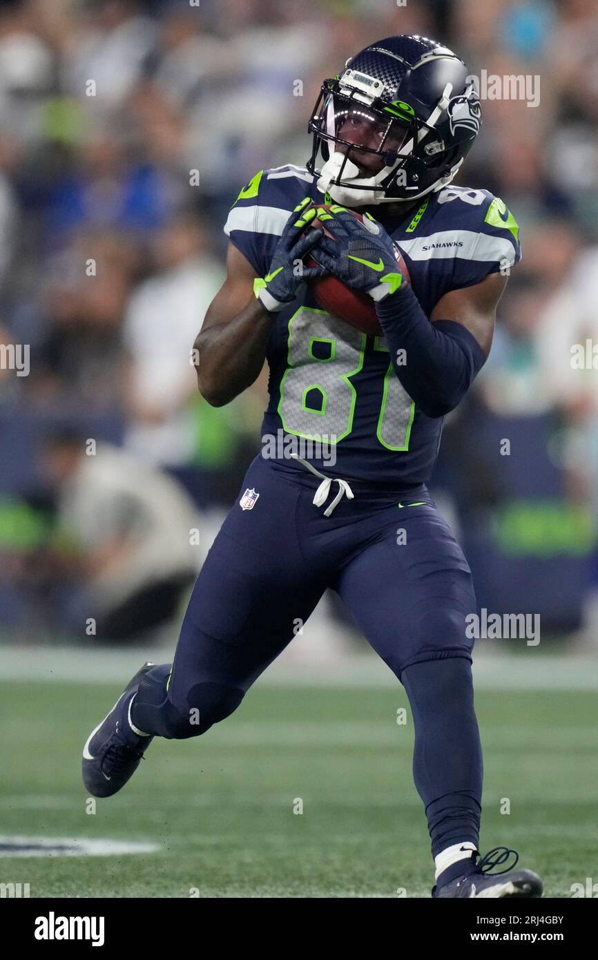 Football Catches Seahawks