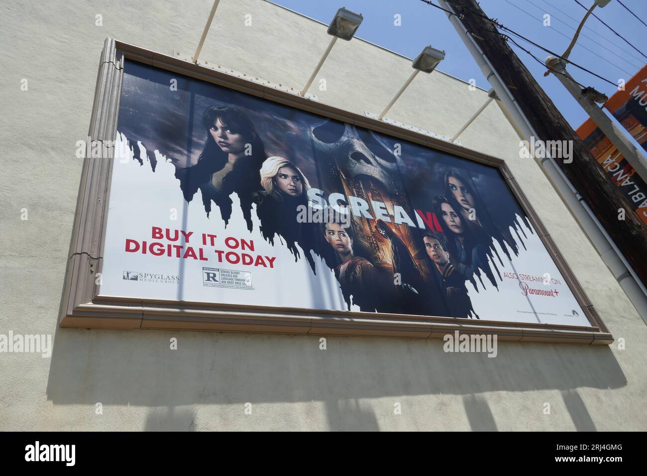 Los Angeles, California, USA 21st July 2023 Scream 6 Billboard at ...
