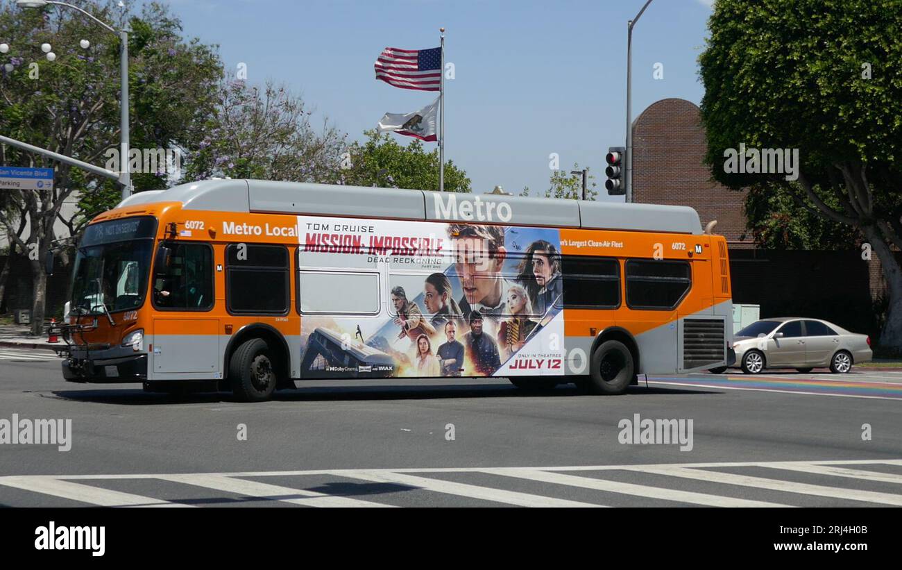 Los Angeles, California, USA 21st July 2023 Tom Cruise Mission ...