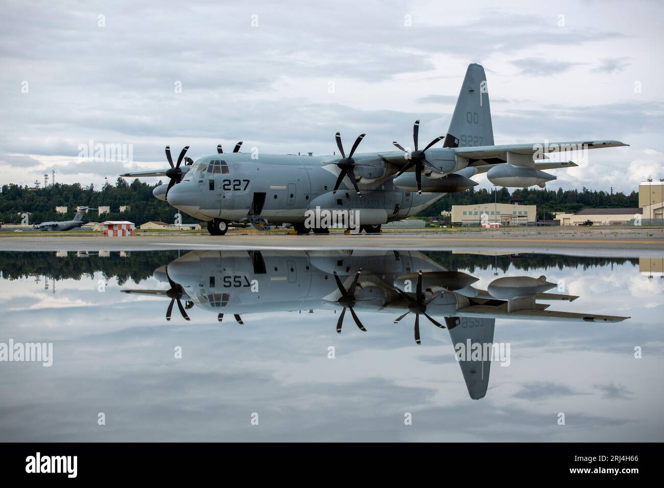 U.S. Marines Aerial Refueler Transport Squadron at Alaska, Aug. 10 ...