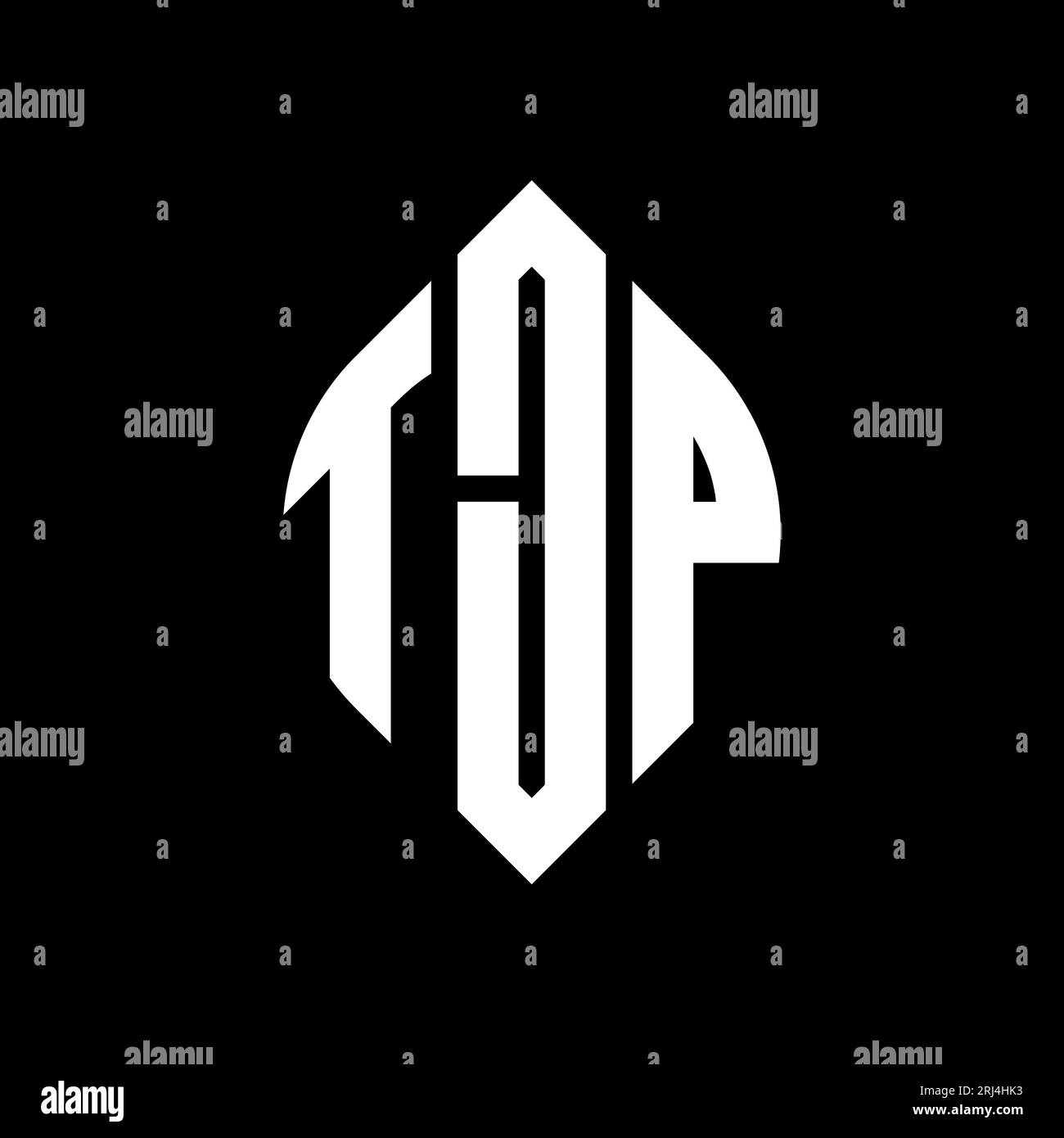 Tjp logo design Black and White Stock Photos & Images - Alamy
