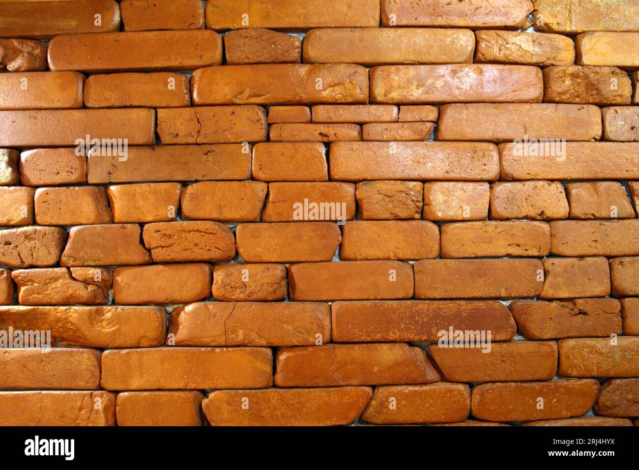 Orange brick texture. Brick wall pattern, interior or exterior design ...