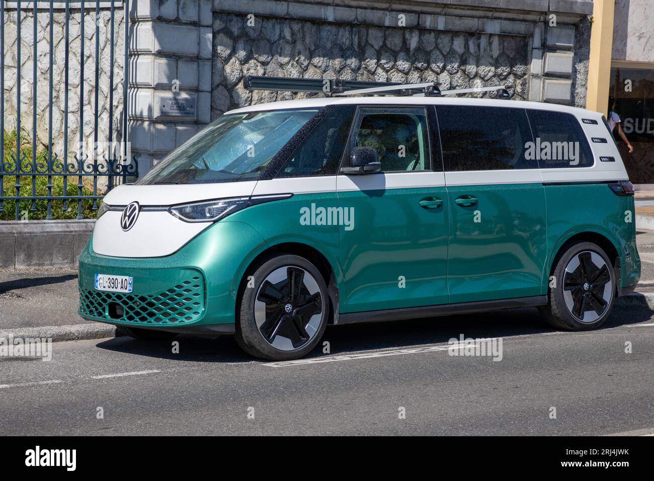 Bordeaux , France - 08 18 2023 : Volkswagen new electric VW ID Buzz ...