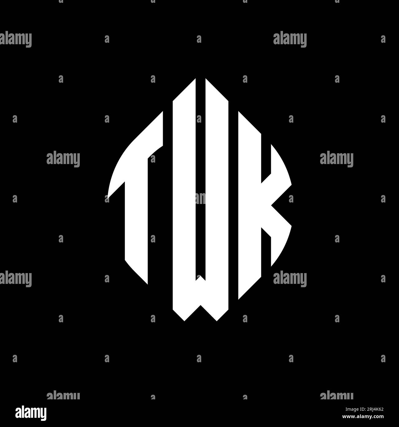 Twk logo design Stock Vector Images - Alamy