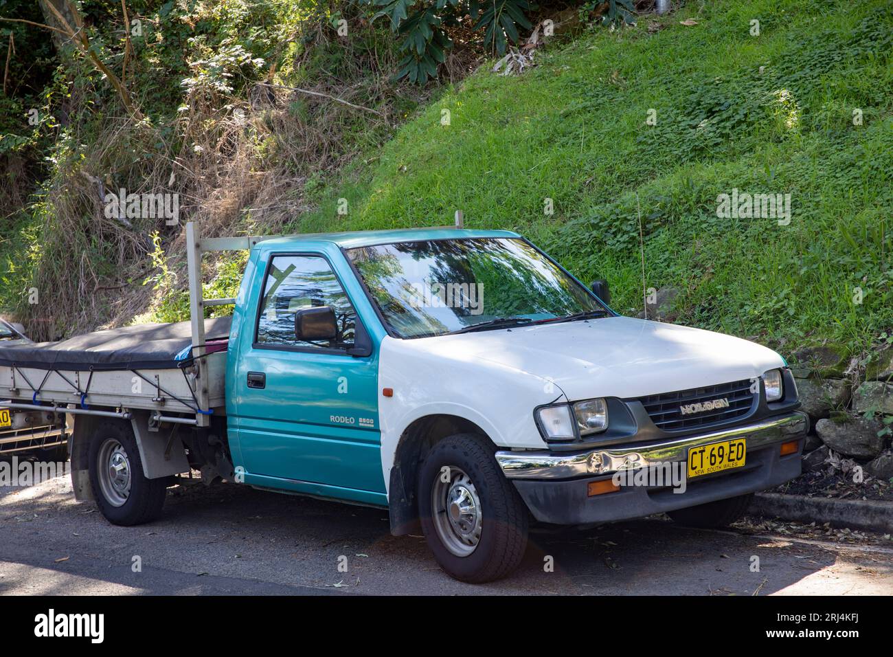 1997 model Holden Rodeo ute utility vehicle with tabletop tray,Sydney ...