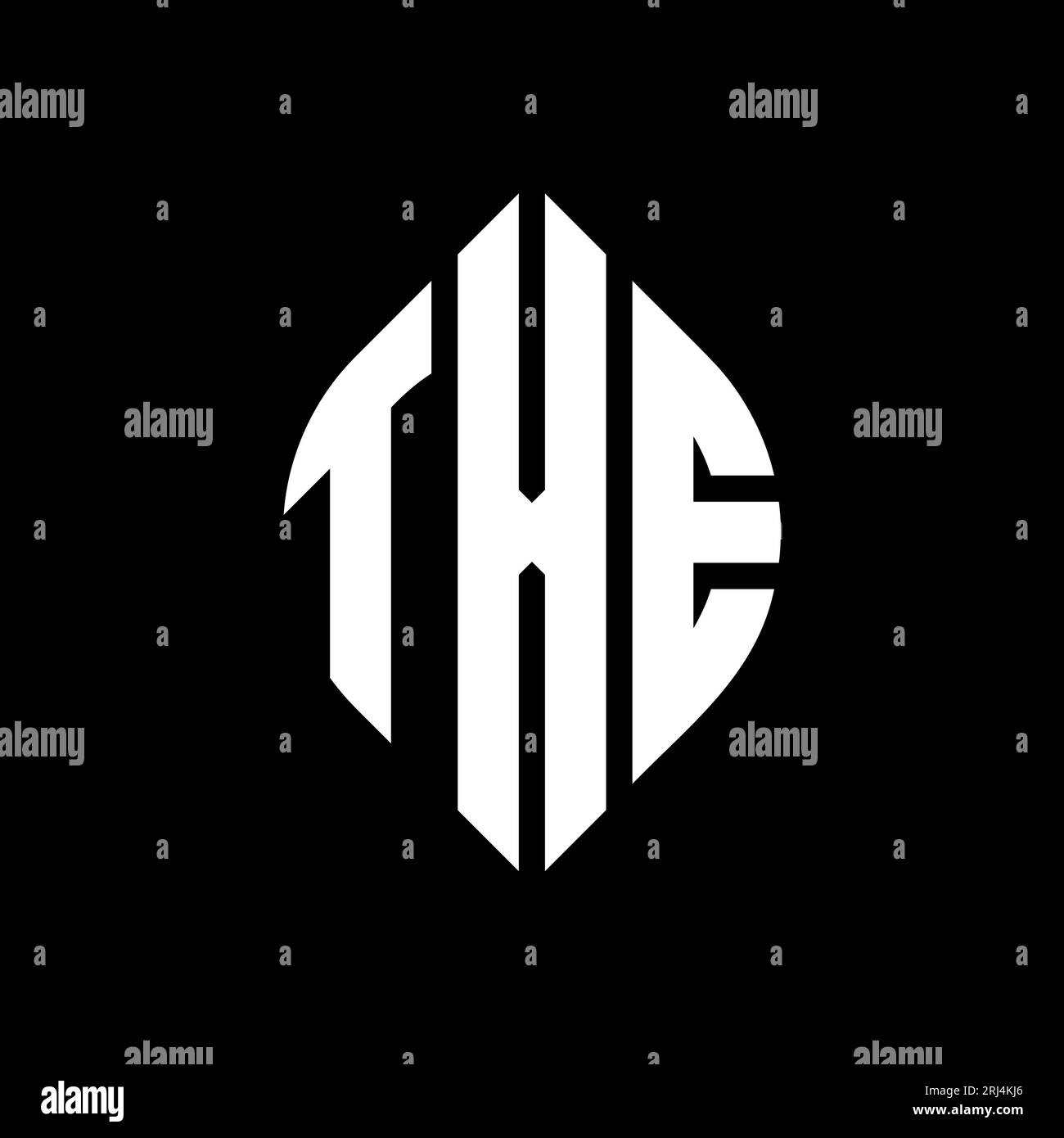 TXE circle letter logo design with circle and ellipse shape. TXE ...