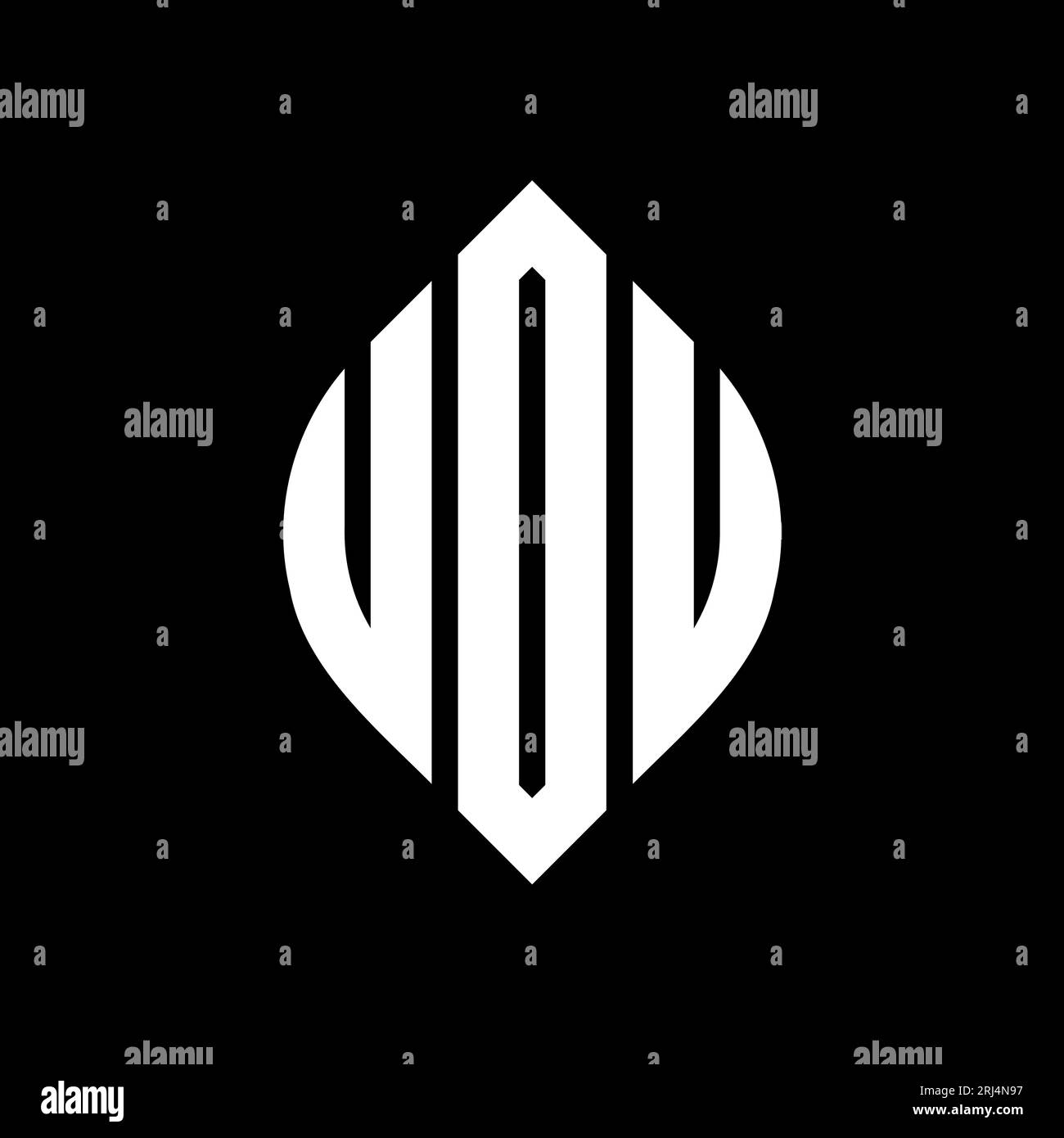 UDU circle letter logo design with circle and ellipse shape. UDU ...