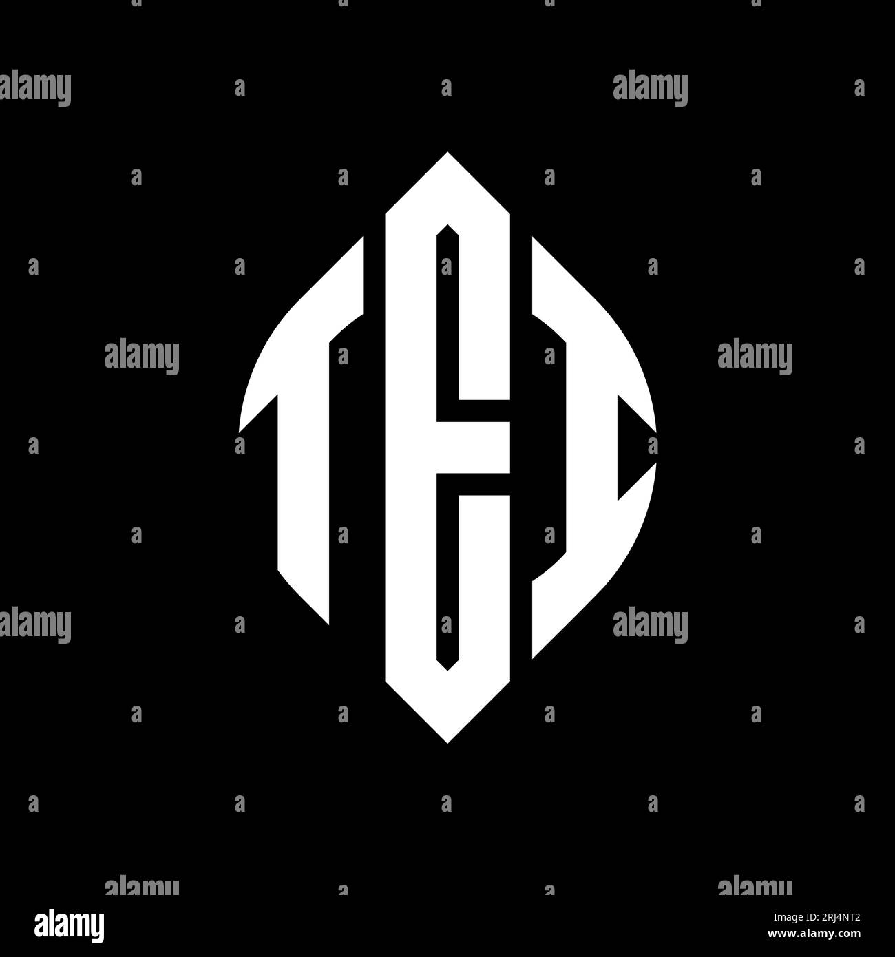 TEI circle letter logo design with circle and ellipse shape. TEI ...