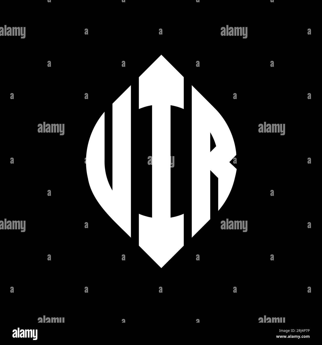 Uir circle logo Black and White Stock Photos & Images - Alamy