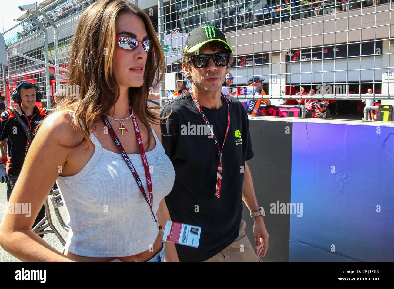 Valentino rossi francesca novello hi-res stock photography and images ...