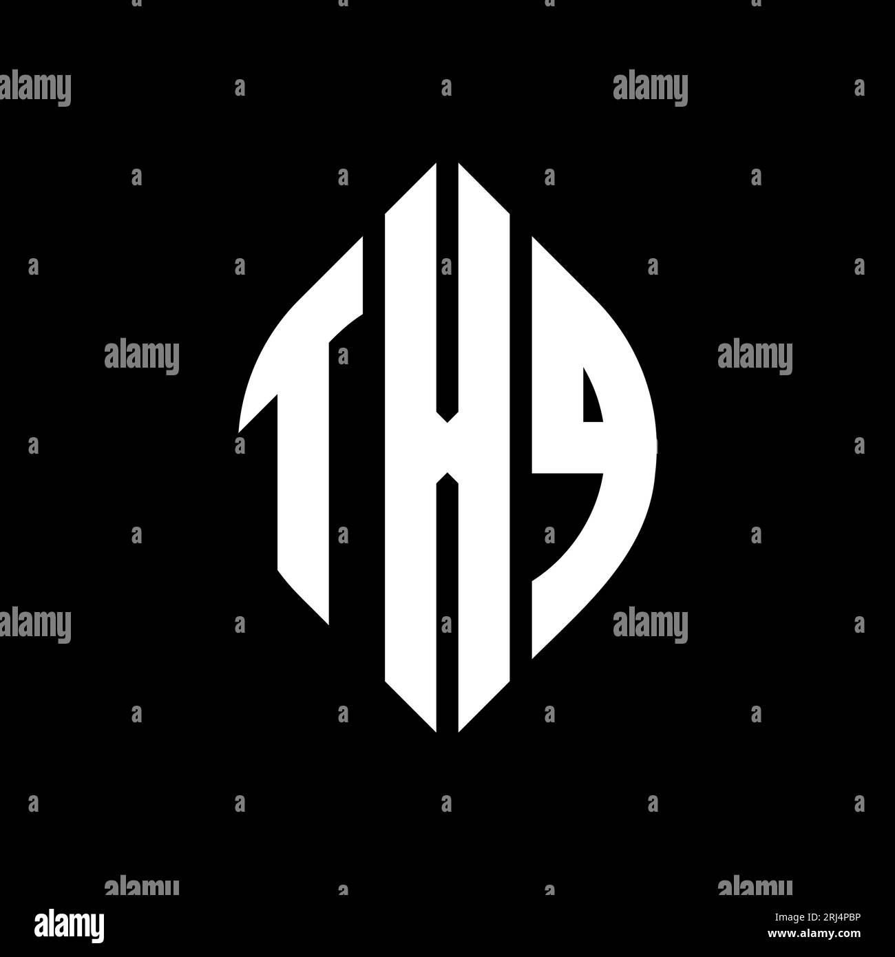 TXQ circle letter logo design with circle and ellipse shape. TXQ ...