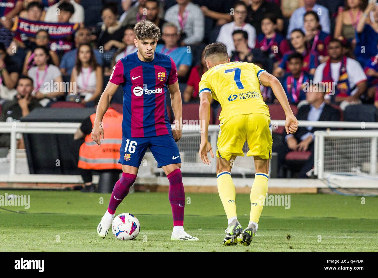 Abde Ezzalzouli of Fc Barcelona during the Spanish championship La Liga football match between ...