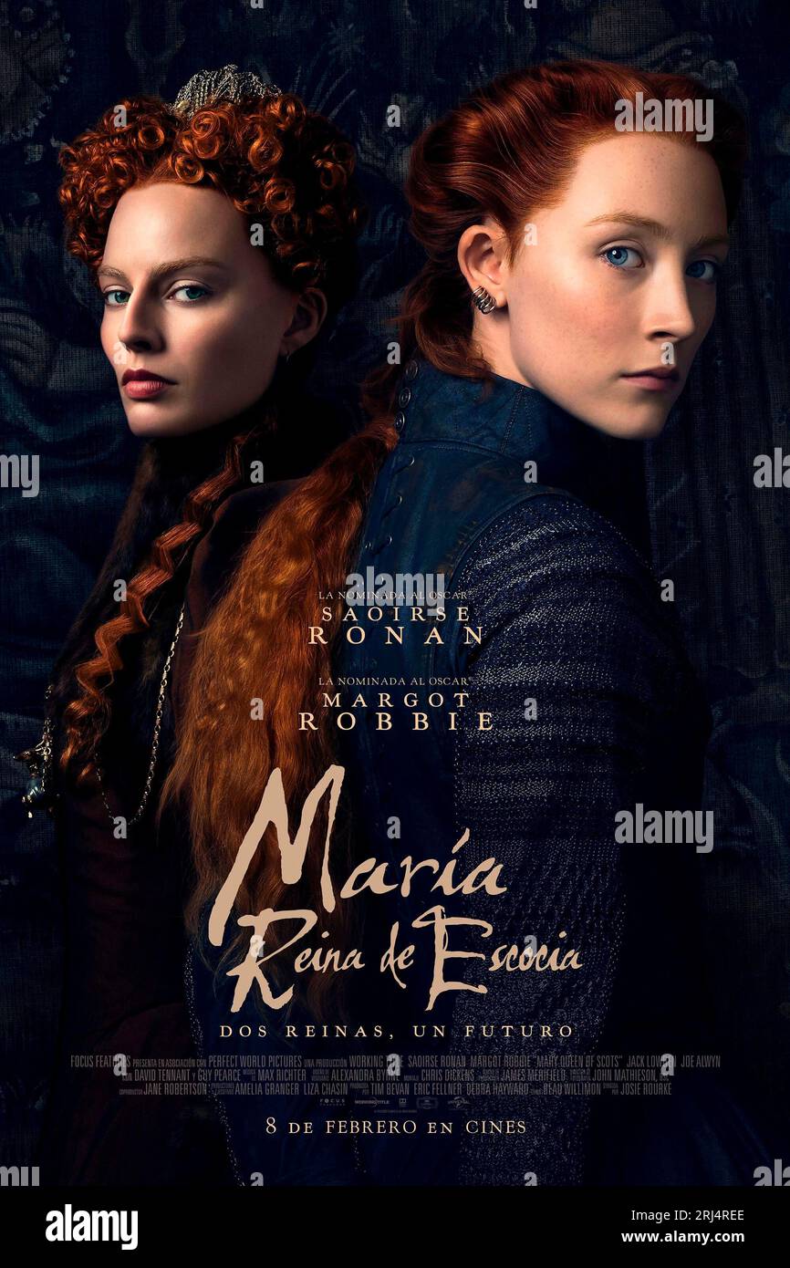 SAOIRSE RONAN and MARGOT ROBBIE in MARY QUEEN OF SCOTS (2018), directed ...
