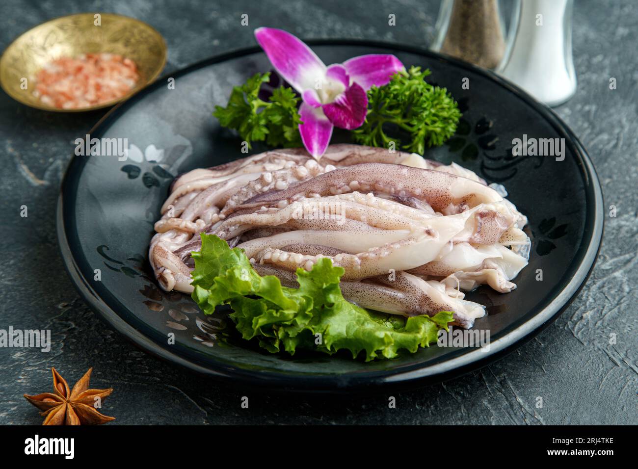 Fresh Cuttlefish for Japanese bbq or Korea bbq。 Stock Photo - Alamy