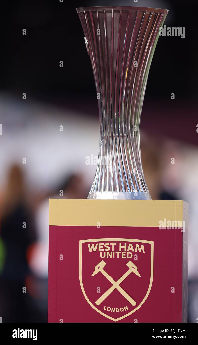 Europa conference league trophy hi-res stock photography and images - Alamy