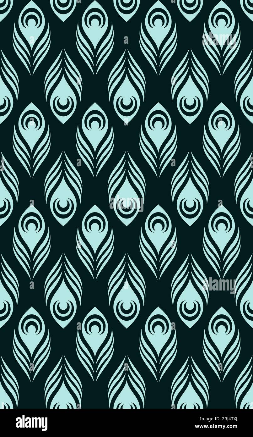 African Wax Print fabric, Ethnic overlap ornament seamless design ...