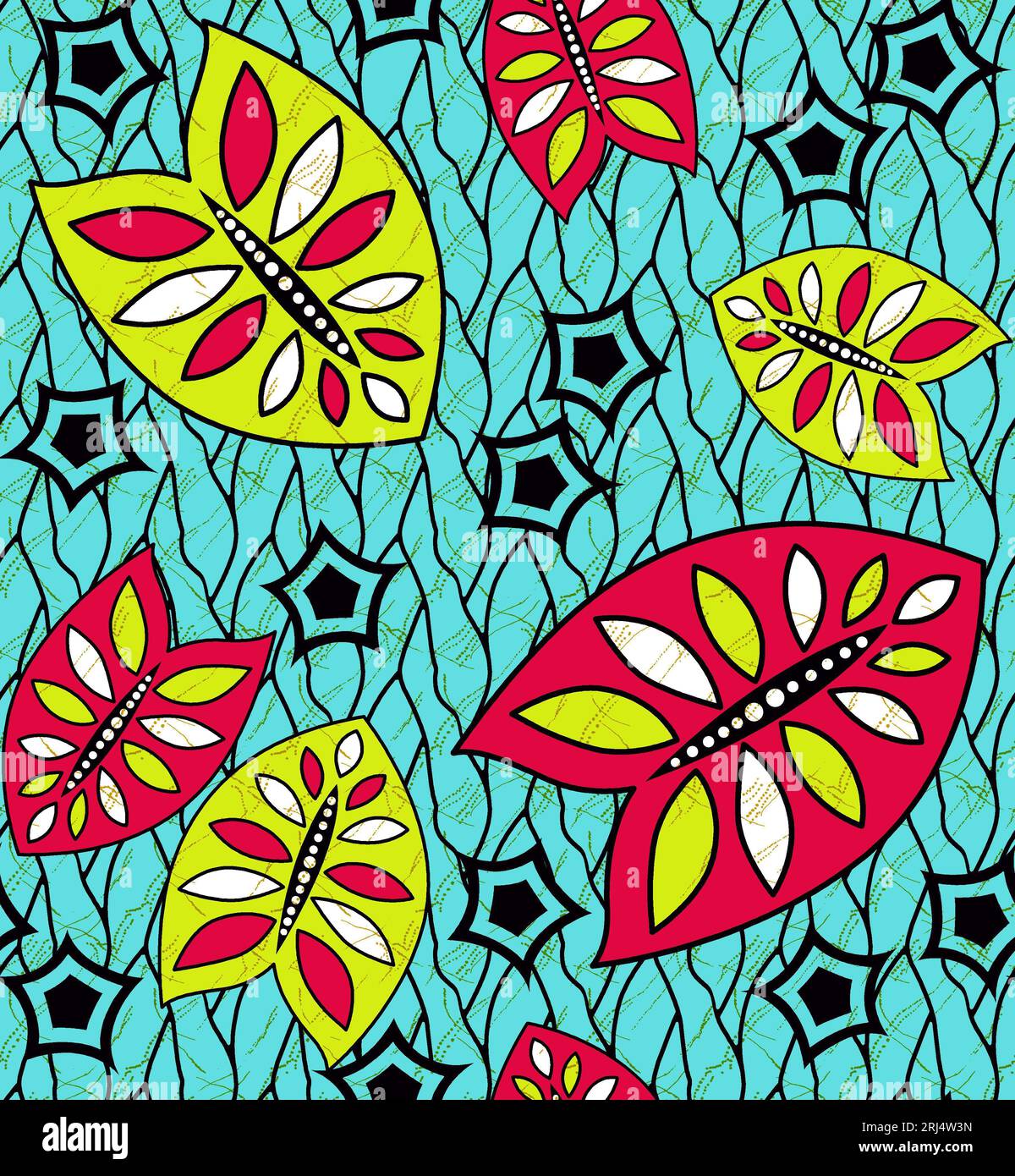 African ankara pattern hi-res stock photography and images - Alamy