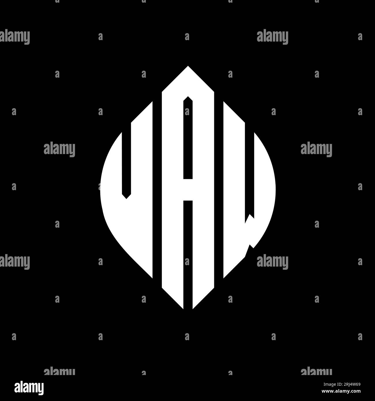 VAX circle letter logo design with circle and ellipse shape. VAX ...