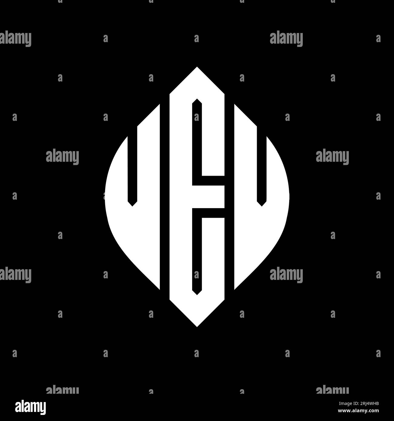 VEV circle letter logo design with circle and ellipse shape. VEV ...