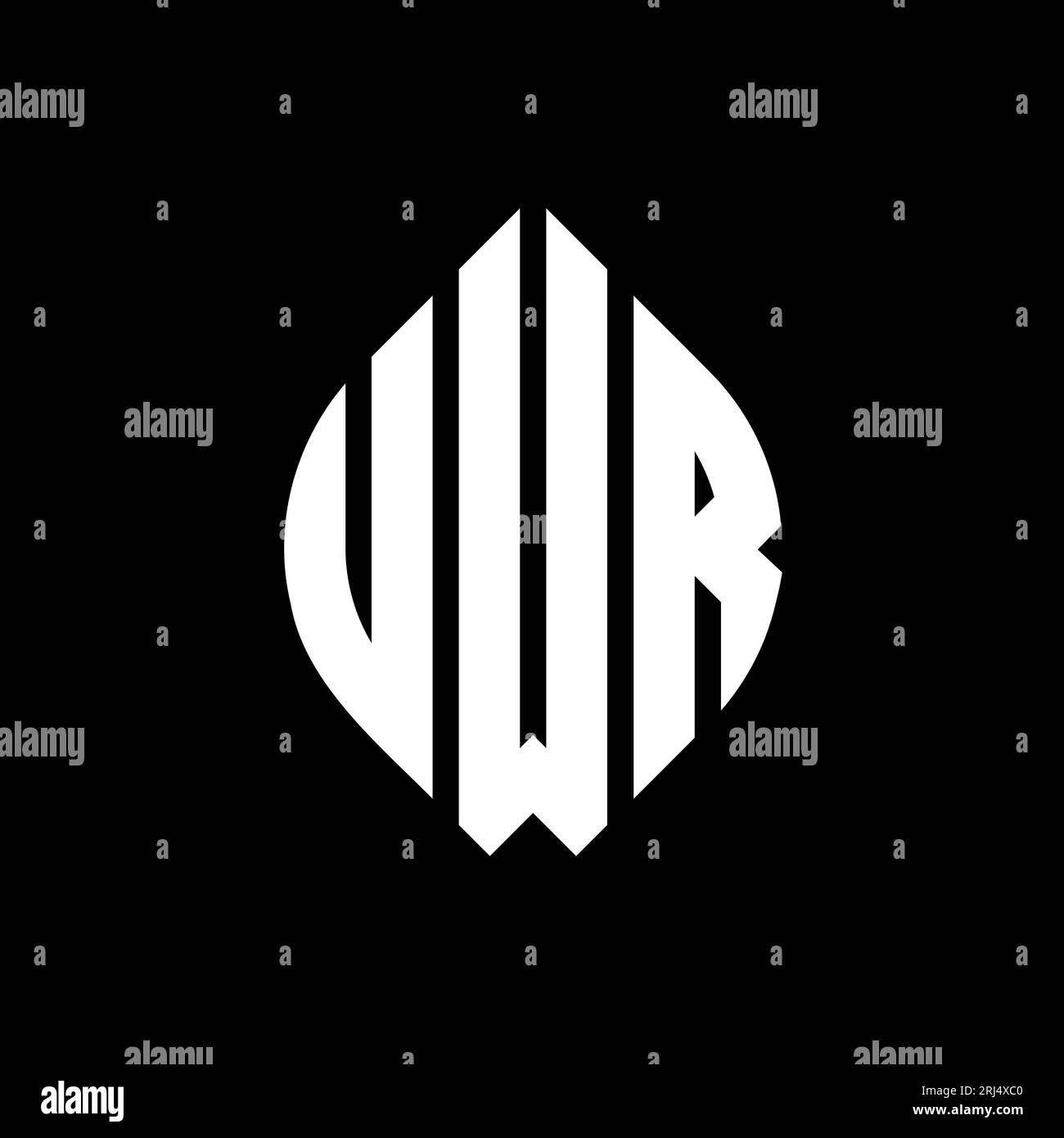 Uwr logo design hi-res stock photography and images - Alamy