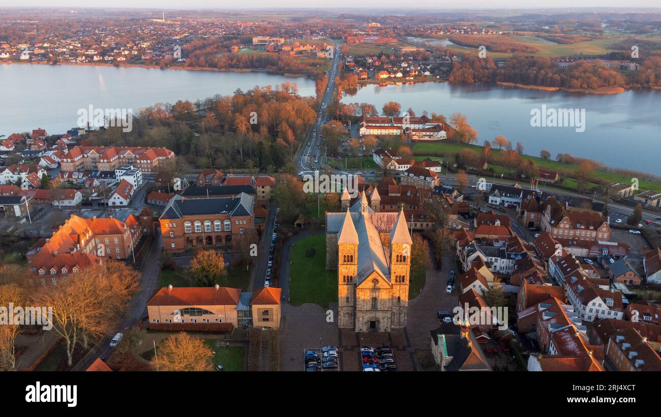 An aerial view of Viborg, Midtjylland, Denmark during the daytime Stock Photo - Alamy